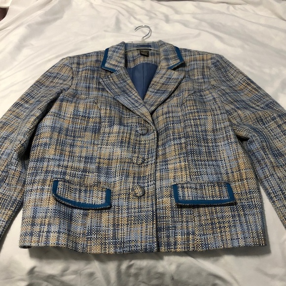 NY Collection | Jackets & Coats | Ny Collection Tweed Blazer | Poshmark